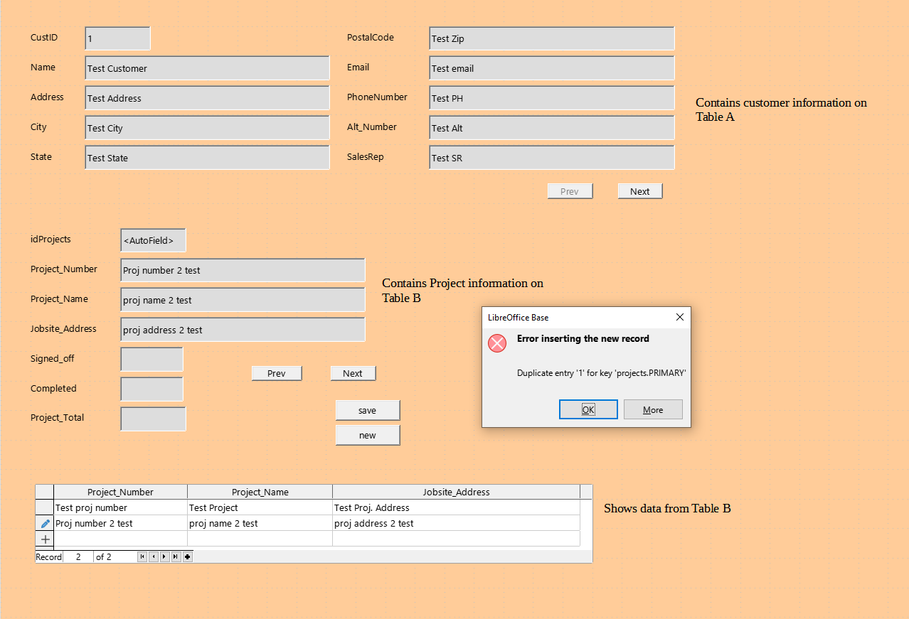 Forms Relationship - English - Ask LibreOffice