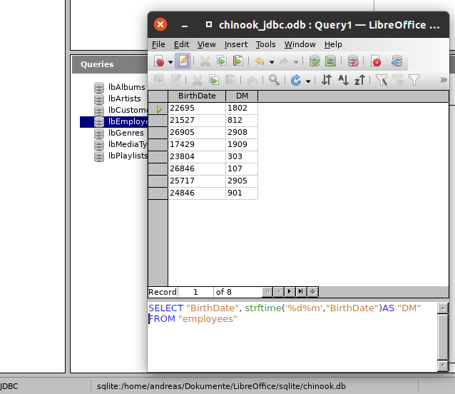 Data display in Base view - English - Ask LibreOffice