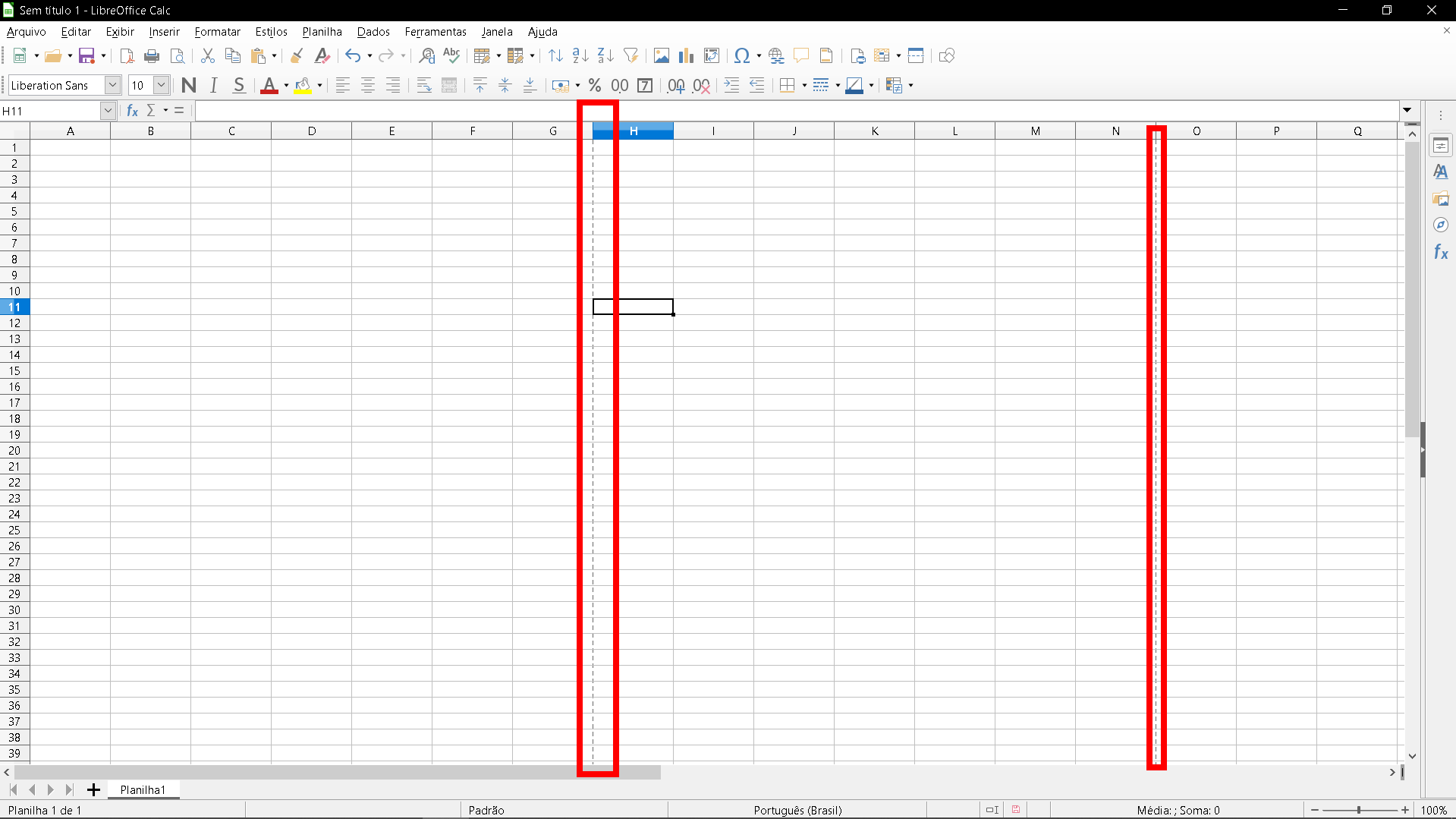 Unwanted Dotted Line In LibreOffice Calc How To Get Rid Of It 