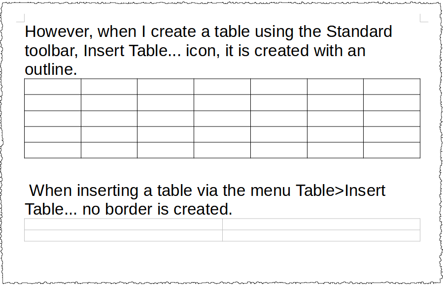 Border Option In New Table Defaults Appear To Be Useless English 