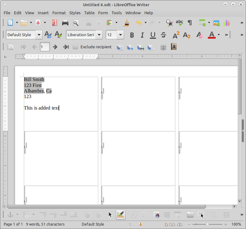 Edit Individual Labels In Mail Merge English Ask LibreOffice