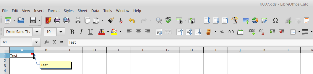 Calc | Deleting a cell, its Comment is deleted as well - English - Ask ...