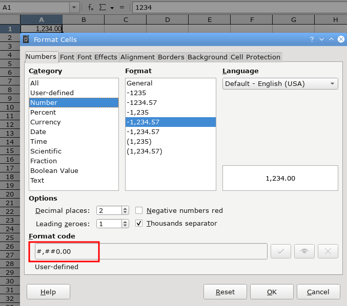 LibreOffice Calc Thousands Separators English Ask LibreOffice