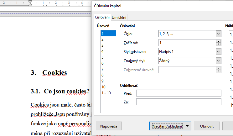 Cant Remove Dot After Headings Even After I Remove It In Tools 