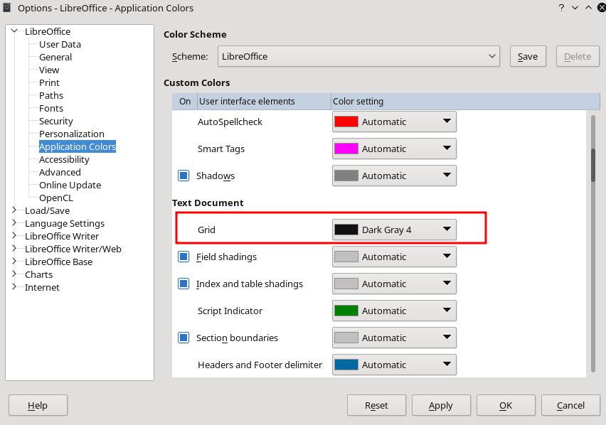 Gridlines In Writer English Ask LibreOffice