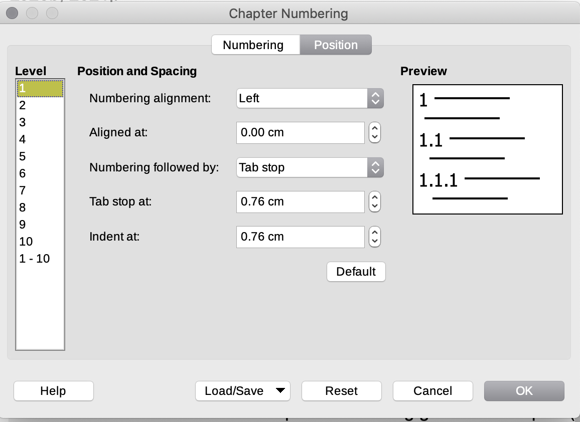 Contents Heading Alignment English Ask LibreOffice
