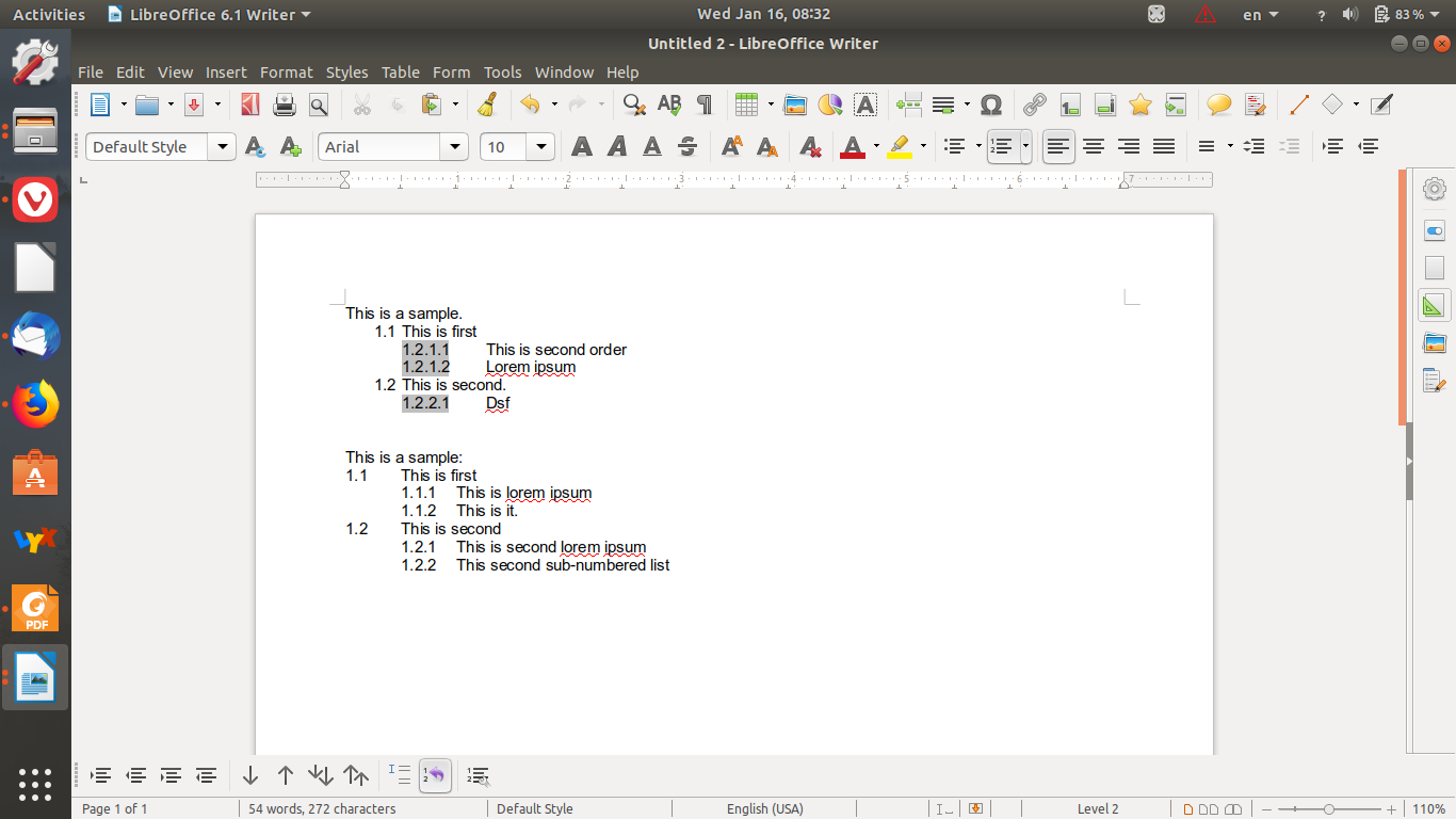 Numbering List Format Change For Each Successive Sub numbered List English Ask LibreOffice